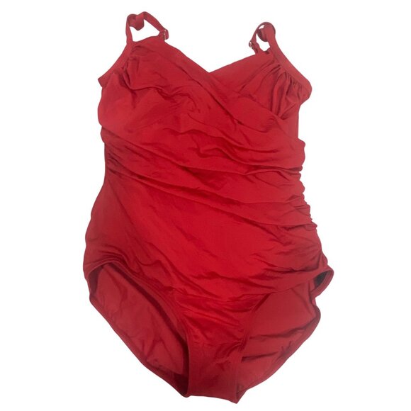 Jantzen | Swim | Nwt Jantzen Classics Red Onepiece Swimsuit Size 6 With ...